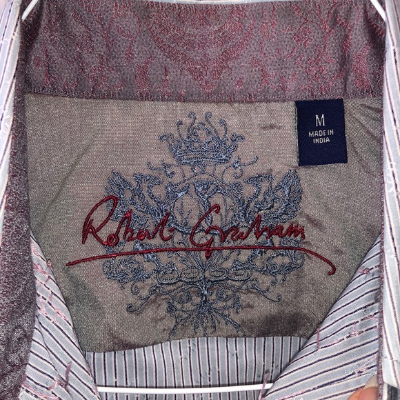 Robert Graham | Shirts | Robert Graham Mens Long Sleeve Stitch Design M ...